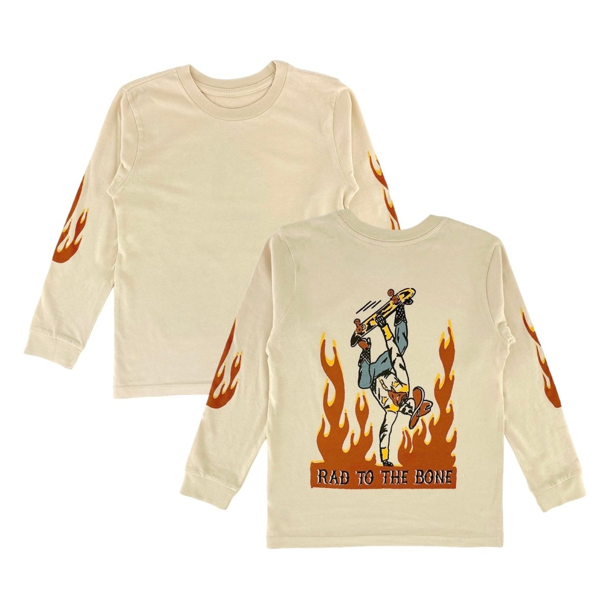 Rad to the Bone Long Sleeve T-Shirt by Tiny Whales | Mini Dreamers