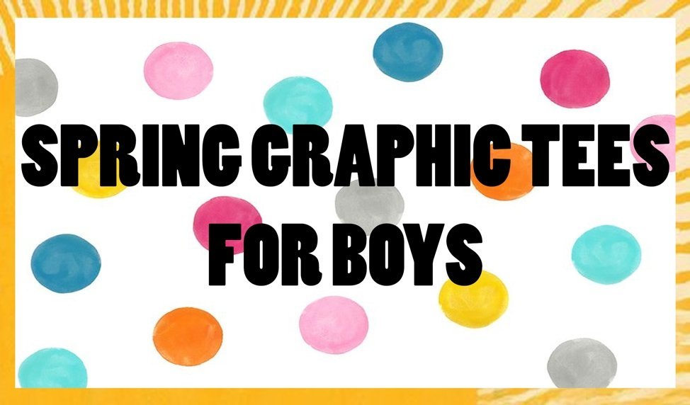 Spring Graphic Tees for Boys