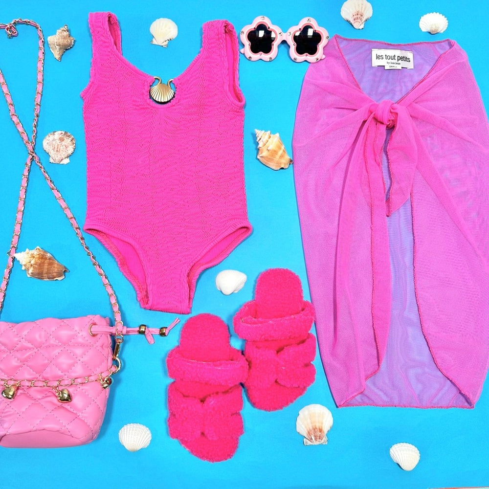 Barbie Sea One-Piece Swimsuit for Girls | Mini Dreamers