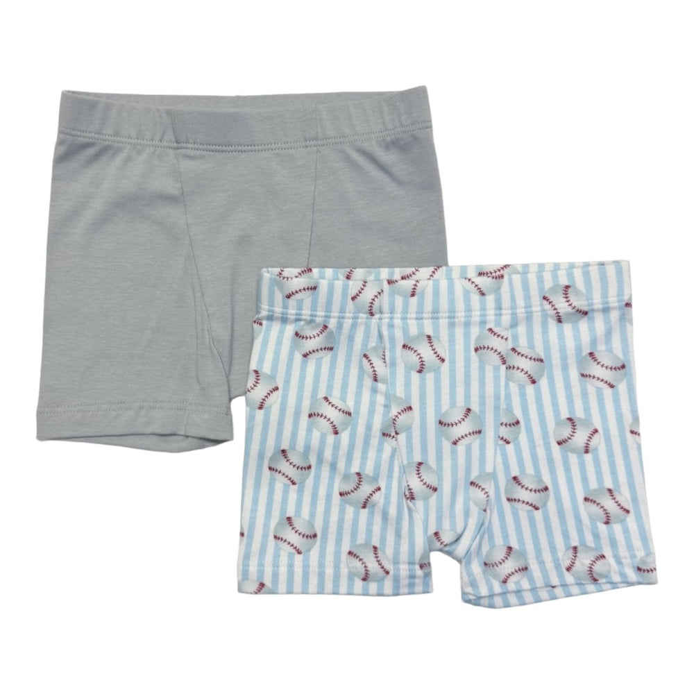 Super Soft Baseball Boxers 2-Pack | Mini Dreamers