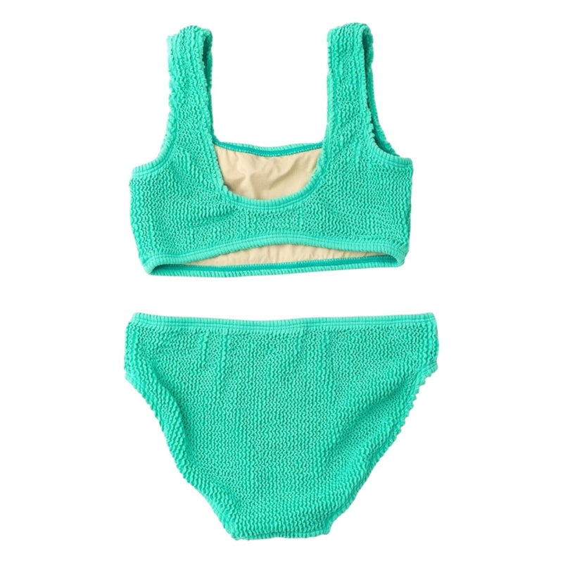 Mini Dreamers | Crinkle Sporty Two Piece Bikini - Shade Critters