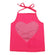 CRYSTAL HEART HALTER TOP
