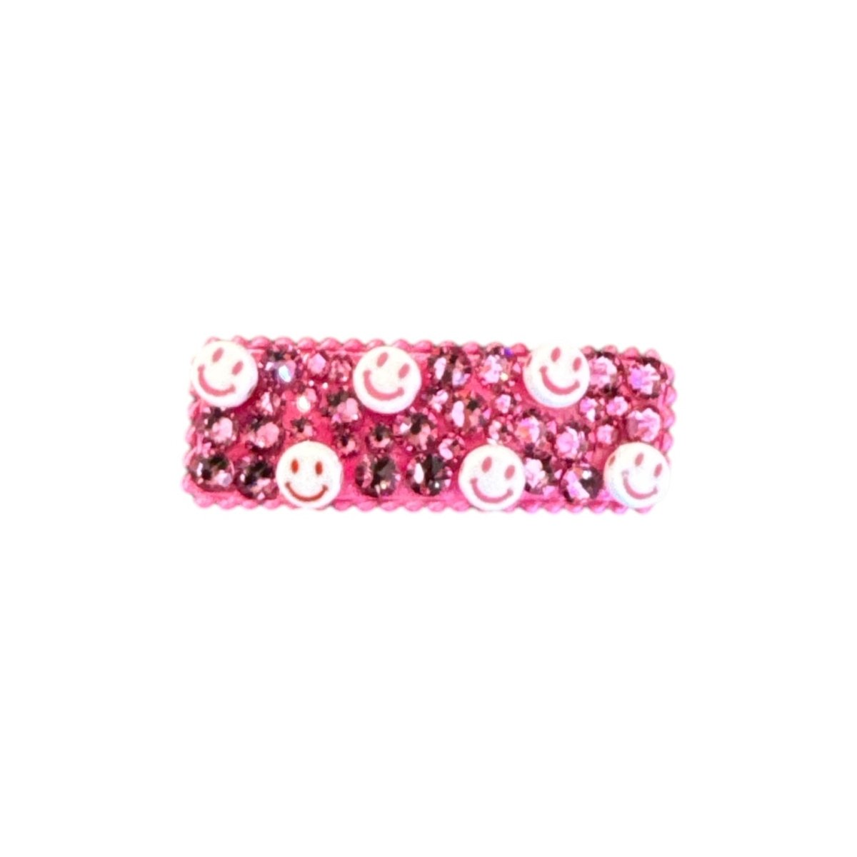 CRYSTAL SMILEY CLIP