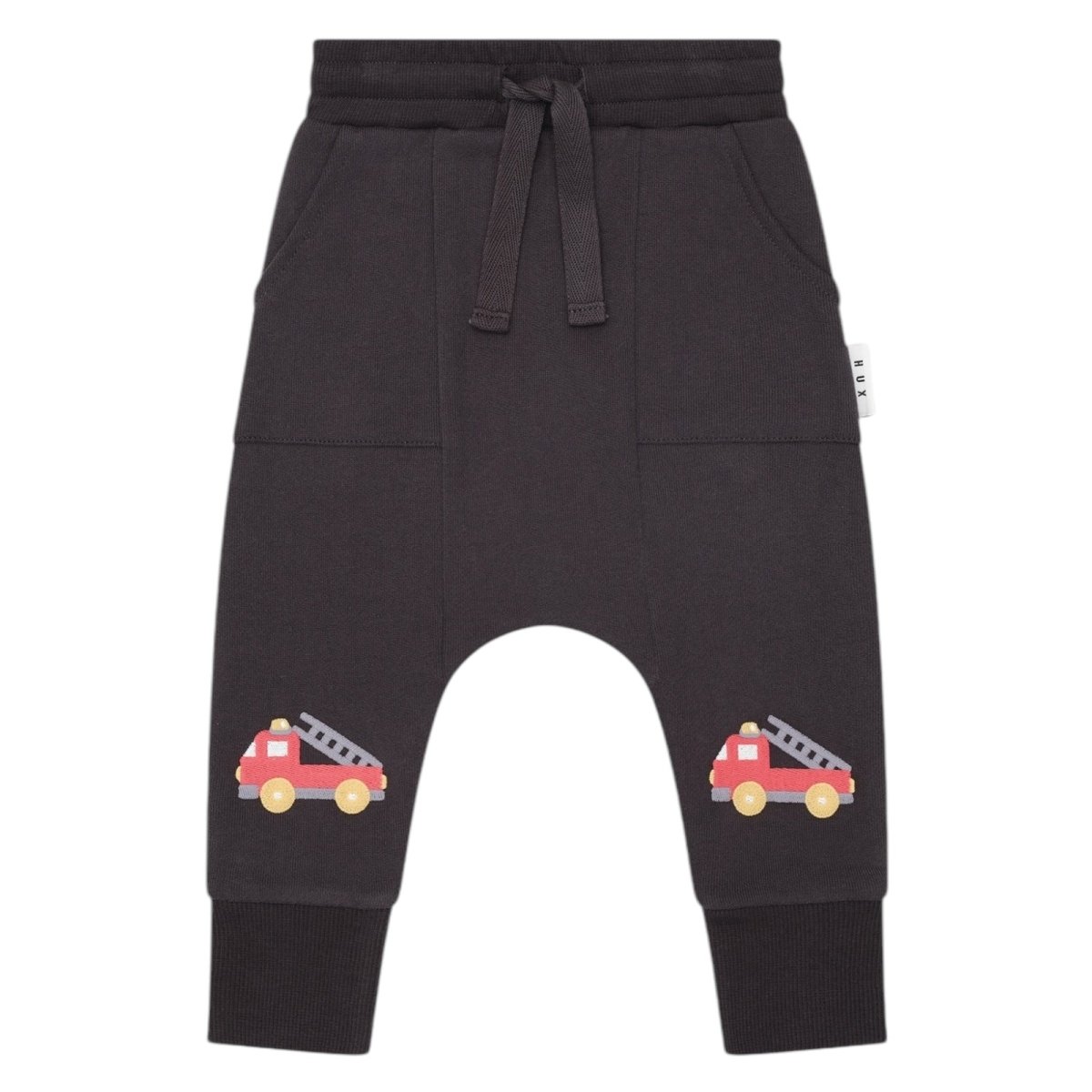 Lightweight Firetruck Sweatpants | Huxbaby