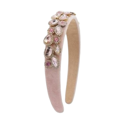 JEWEL STONE VELVET HEADBAND