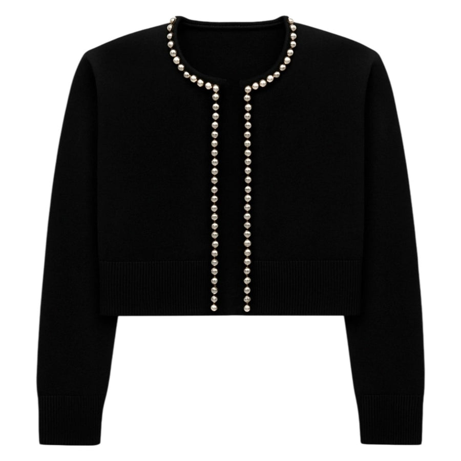 KITTY PEARL TRIM CARDIGAN