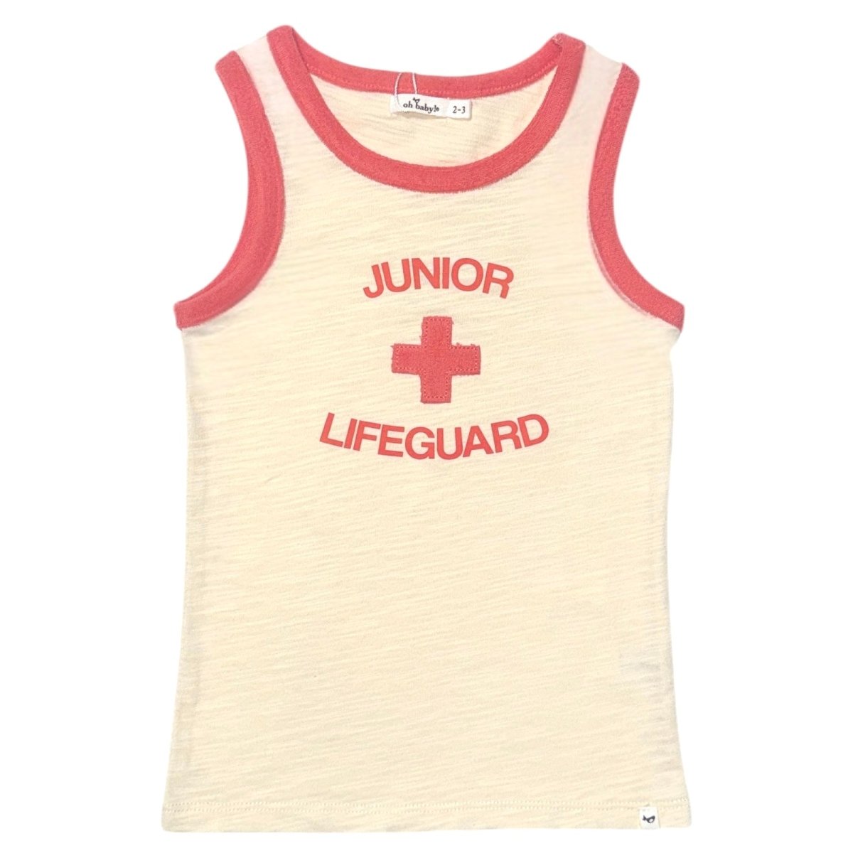 Retro Ringer Lifeguard Tank Top | Oh Baby!