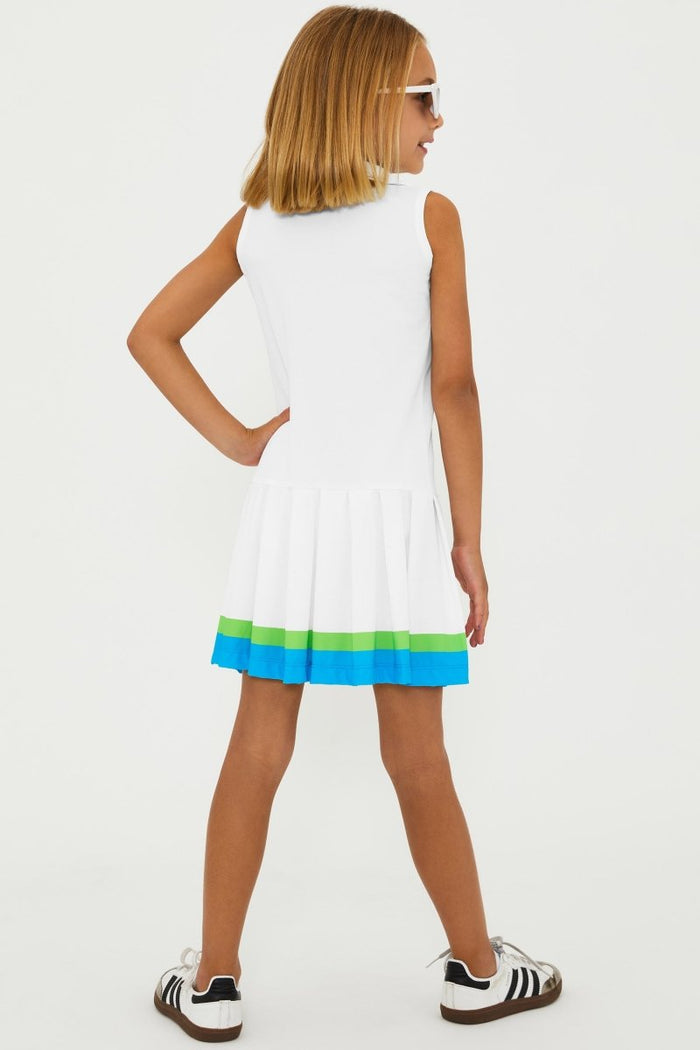 Little Yari Tennis Dress with Pleats | Mini Dreamers