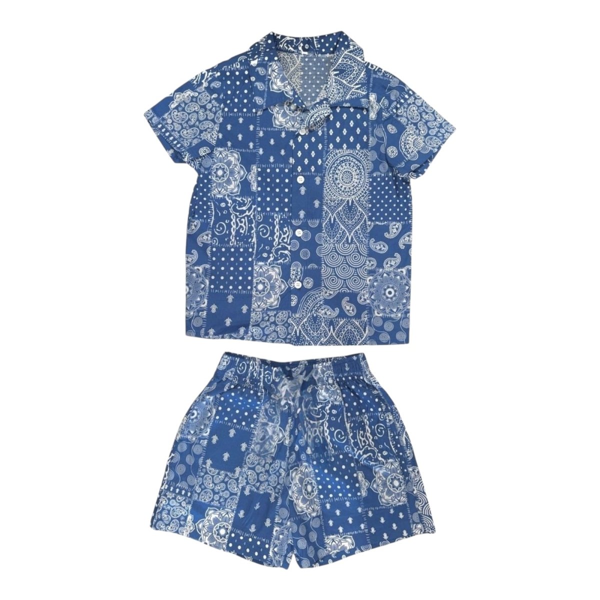 RYDER BANDANA BUTTON DOWN AND SHORTS SET