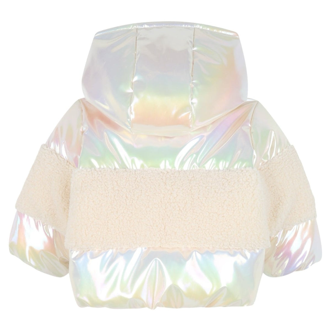 IRIDESCENT QUILTED PUFFER JACKET