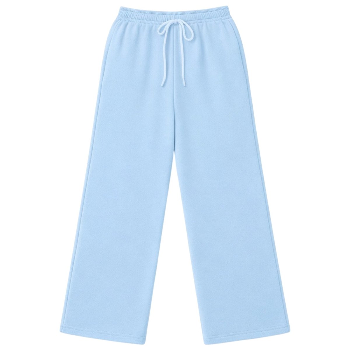 SERENE BLUE SHANE WIDE LEG PANTS W/ HEART ON BACK