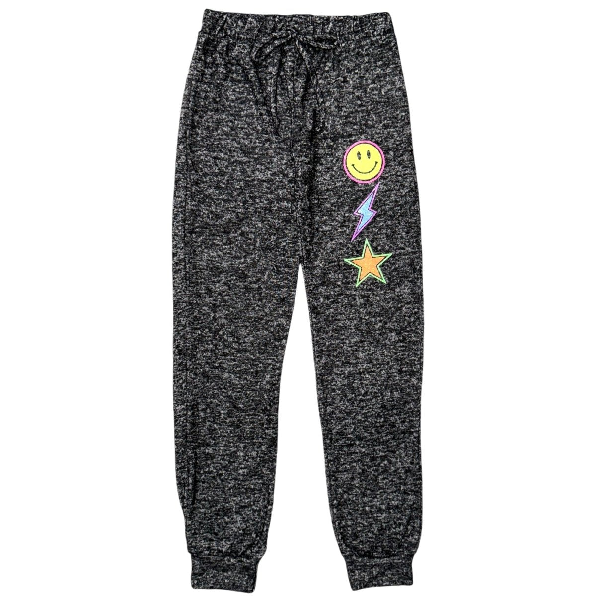 Stylish SMILEY & LIGHTNING BOLT SWEATPANTS | Mini Dreamers