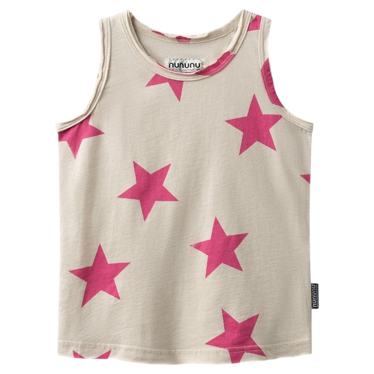 Pink Star Pattern Tank Top | Nununu
