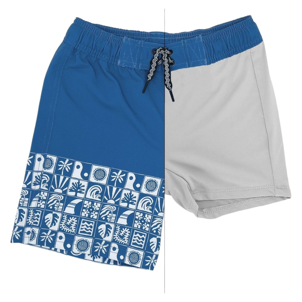BEACH TILE SWIM TRUNKS