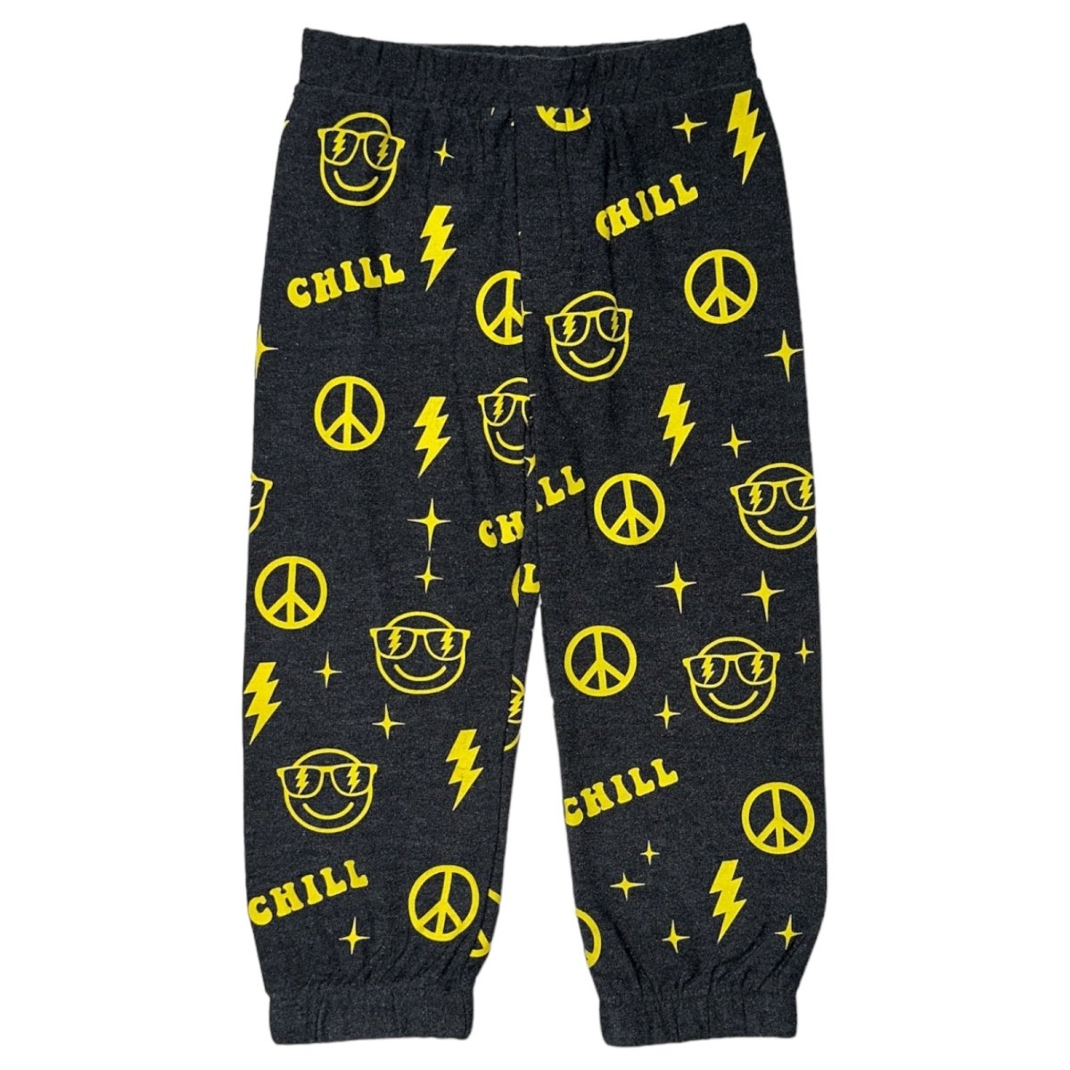 CHILL SMILEY & LIGHTNING SWEATPANTS