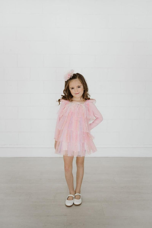 DAISY FEATHER TUTU DRESS