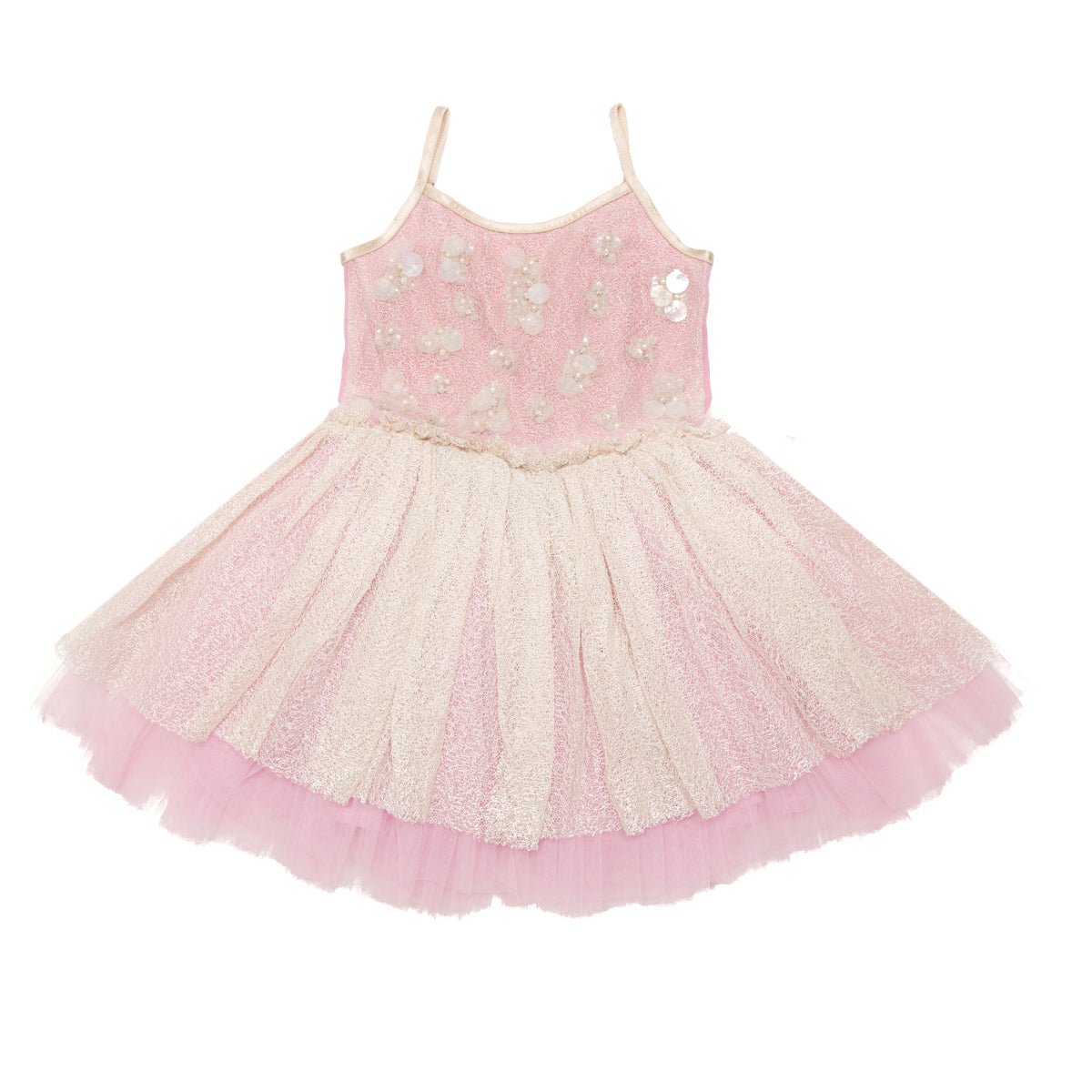 Ombre Tulle Tutu Dress with Crystal Accents | Mini Dreamers