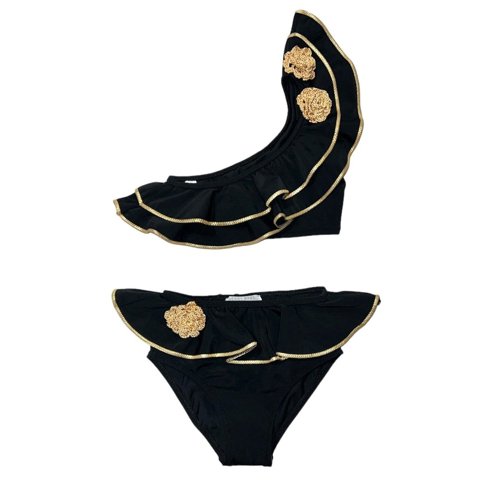 Floral Ruffle Two-Piece Bikini for Girls | Nessi Byrd