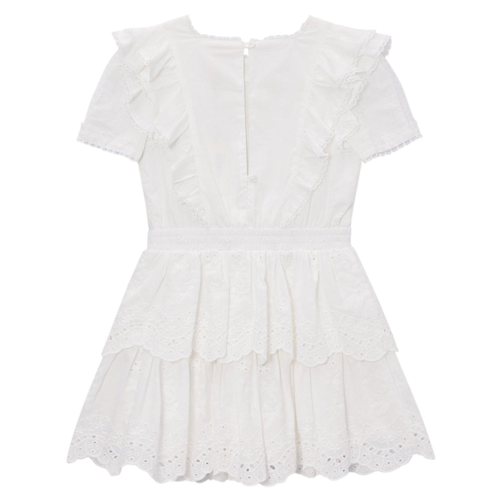FREYA LACE RUFFLE DRESS