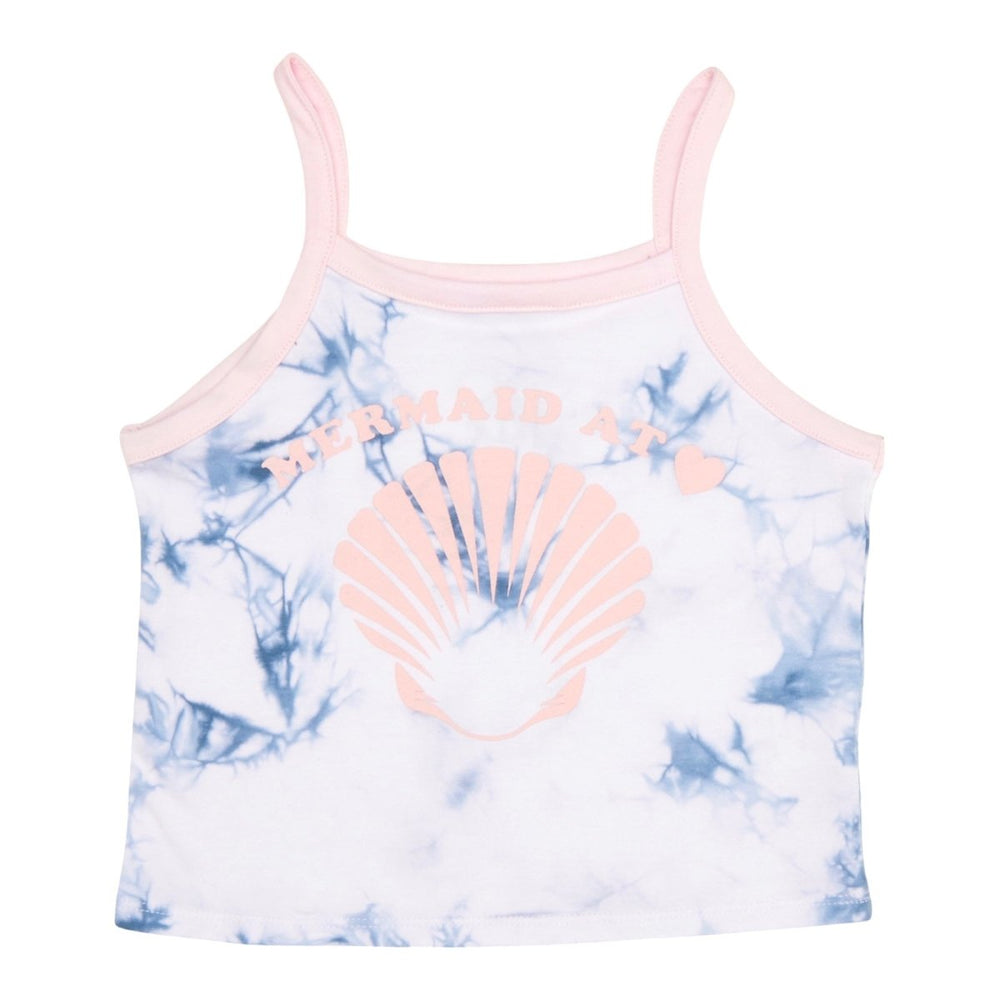 MERMAID SEASHELL TIE DYE TANK TOP