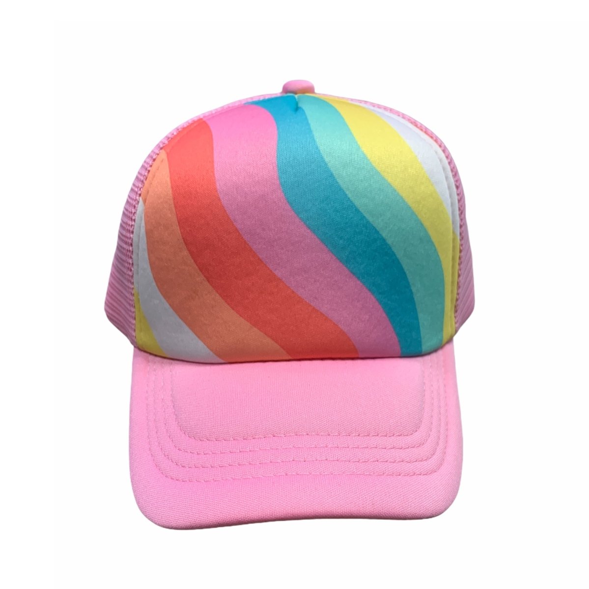RAINBOW WAVEY HAT