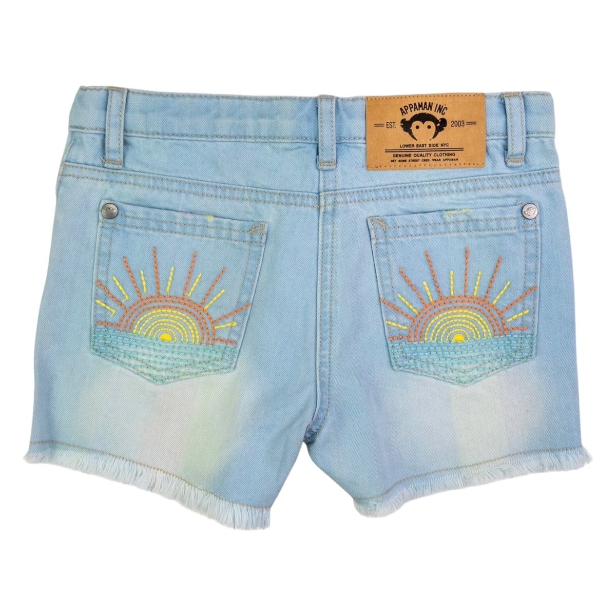 Rhodes Sunshine Denim Shorts | Mini Dreamers