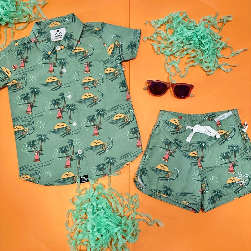 SPONGEBOB TROPICAL SWIM TRUNKS | SEAESTA SURF