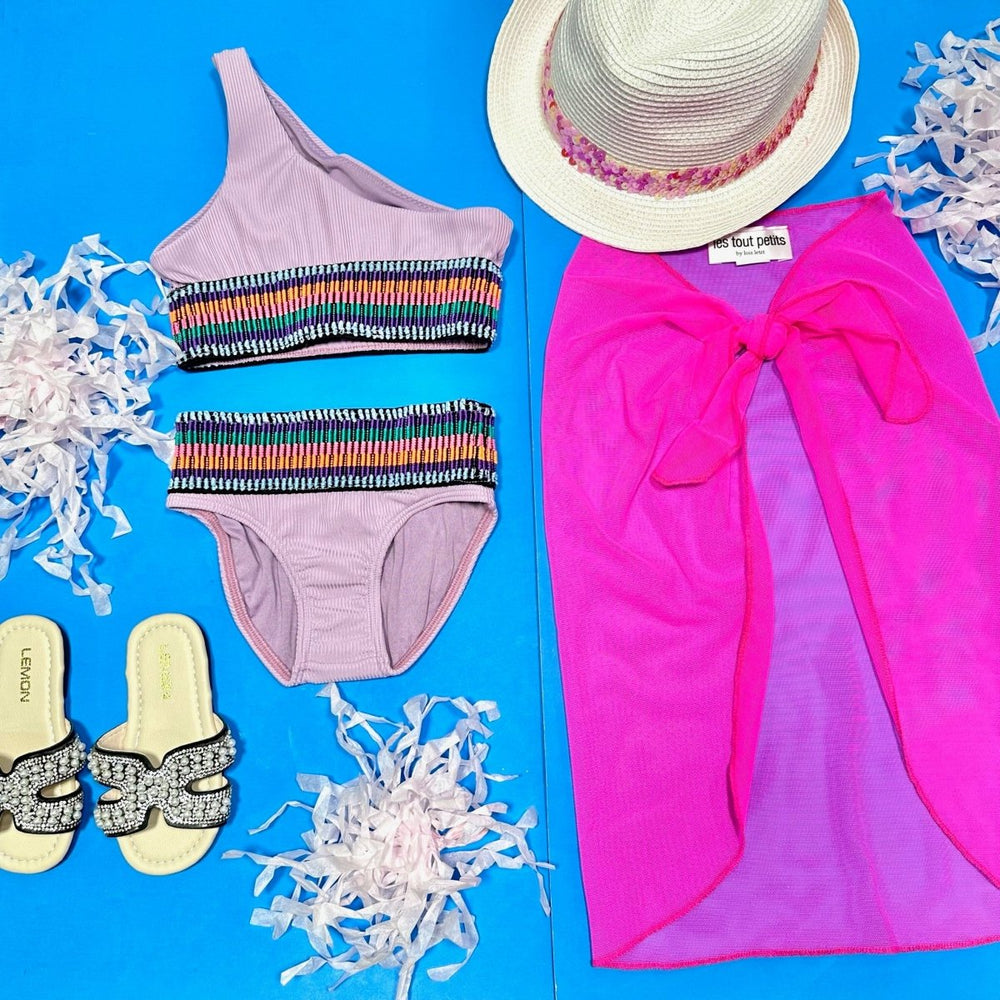 Girls Zoni Ribbed Two Piece Bikini | Mini Dreamers